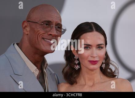 Emily Blunt and Dwayne Johnson attends "The Smashing Machine" UK ...