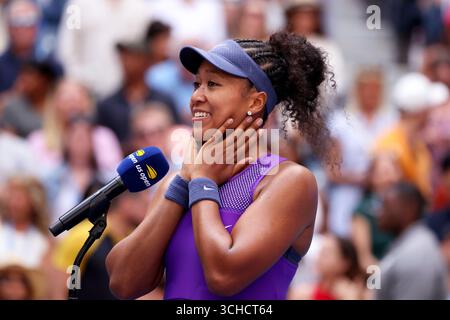 Coco Gauff of the U.S. smiles after winning the second round women's ...
