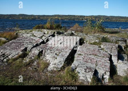 Up to 3000 years ago bronze age people made famous rock carvings at ...