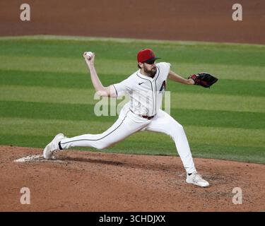 Arizona Diamondbacks pitcher Ryan Thompson during a baseball game ...