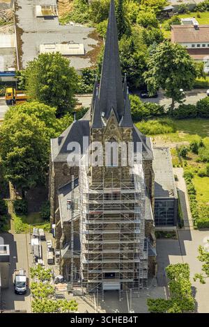Aerial view, St. Suitbertus Catholic Church, St. Suitbertus Catholic ...