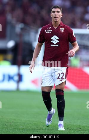 Cesare Casadei of Torino FC looks dejected during the Serie A football ...