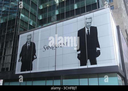 Yves Saint Lauren advertising poster featuring Christopher Walken on ...