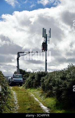Rural telecoms mast in County Donegal, Ireland Stock Photo - Alamy