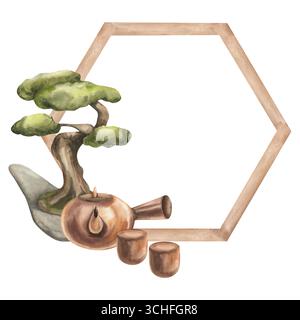 Japanese bonsai tree on black backdrop, isolated - nature 3D ...