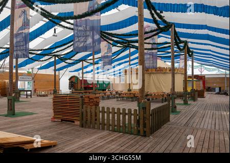 Muenchen, 190. Muenchner Oktoberfest, Wiesn Einzug, Prachtgespann ...