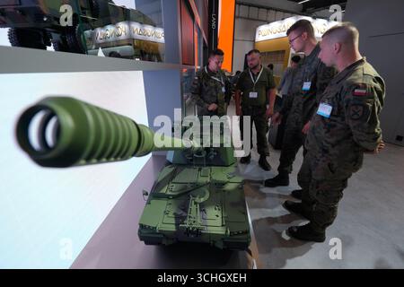 Visitors at Eurosatory International Defence and Security Exhibition in ...