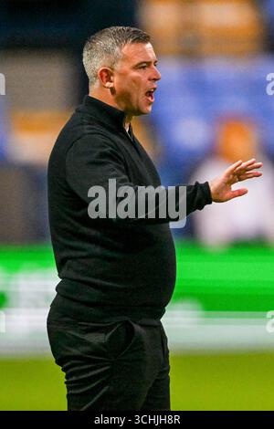 Steven Schumacher, head coach for Bolton Wanderers, during the Sky Bet ...