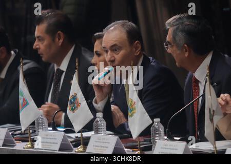 The Governor of Sonora, Alfonso Durazo Montaño, speaks about the ...