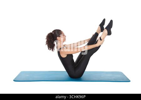 rocker , Stott Pilates program mat series exercise fitness full body ...