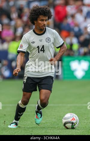 Karim Adeyemi (Deutschland, #14) am Ball, SVK, Slowakei vs Deutschland ...
