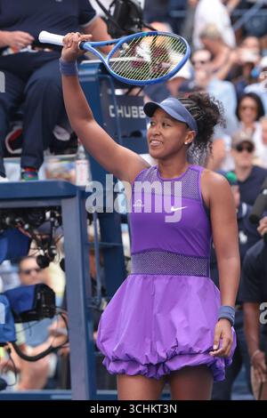 Coco Gauff of the U.S. celebrates after winning the second round women ...