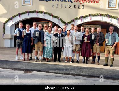 Lothar Leder Triathlon Nicole Leder Triathlon Sportlern vor Erdinger ...