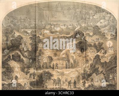 1863 illustration from the The Pilgrim's Progress by John Bunyan Stock ...