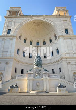 The Pigna is a monumental bronze pinecone sculpture located in the ...