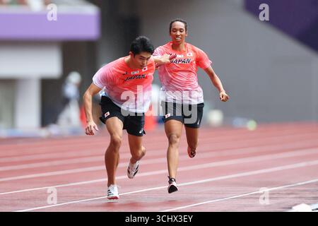 (L to R) Takuho Yoshizu, Abbygail Fuka Ido, Kenki Imaizumi, Nanako ...