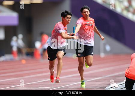 (L to R) Kenki Imaizumi (JPN), Fuga Sato (JPN), SEPTEMBER 20, 2025 - Athletics : World Athletics ...