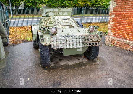 British military Ferret Scout armoured vehicle Stock Photo - Alamy