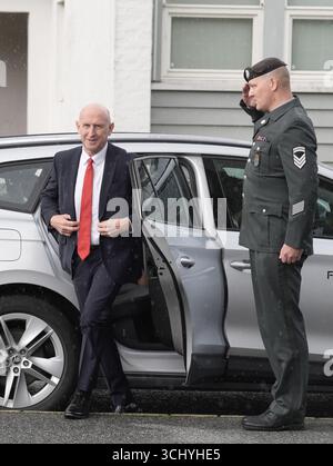 Defence Secretary John Healey arrives for a Cabinet meeting in Downing ...