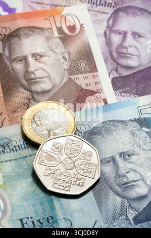 king Charles five pound note Stock Photo - Alamy