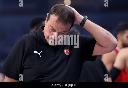 Turkey's head coach Ergin Ataman during FIBA Eurobasket 2025 round of 8 ...