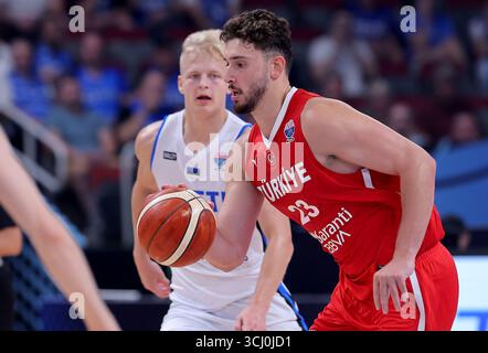 Turkey's Alperen Sengun during FIBA Eurobasket 2025 semi-final basketball match between Greece ...