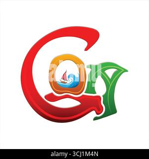 Goa text | goa typography | goa text effect | goa vector transparent ...