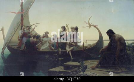 Gleyre Charles Marc Gabriel Le Soir Ou Les Illusions Perdues Stock ...