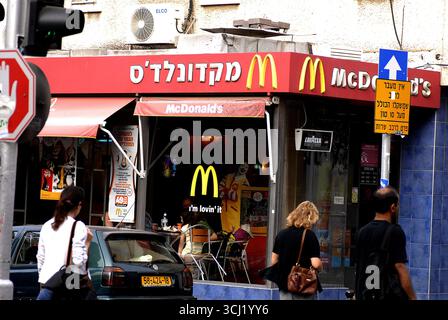 McDonalds restaurant in Tel Avia May 7,2007 (Photo by Francis Joseph ...
