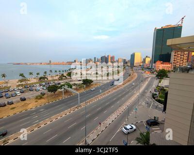 LUANDA, ANGOLA - FEB 06, 2025: Funny sculpture on the Marginal of ...