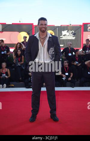 Turkish actor Can Yaman attends the "El Turco" premiere at Cine Palacio ...