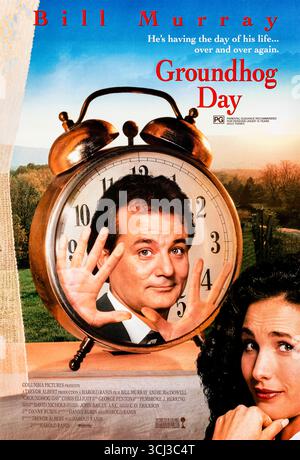 USA. Bill Murray and Andie MacDowell in a scene from the ©Columbia ...