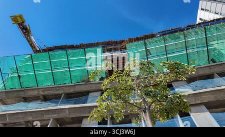 Safety Net Installation According to Construction K3 Standards Stock ...