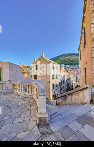 The Jesuit Stairs, grand staircase with 136 steps connecting Gundulic ...