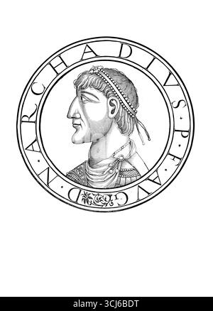 Flavius Arcadius, Arkadios, (born around 377 in Hispania, died May 1 ...
