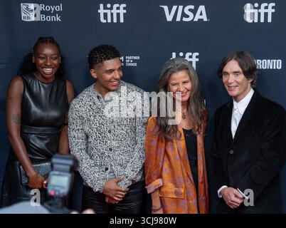 Jay Lycurgo and Little Simz attend the "Steve" UK Premiere at the ...