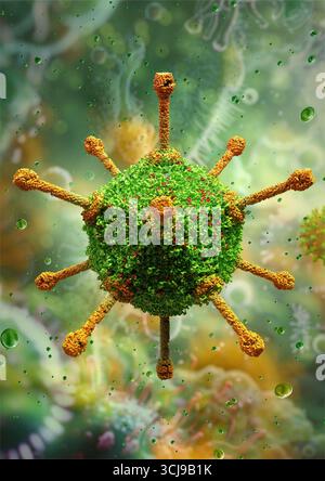 Adeno-associated virus 9, illustration Stock Photo - Alamy