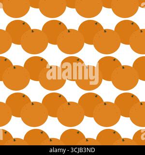 Colorful winter seasonal fruits seamless pattern. Isolated fruits on white background. Vector ...