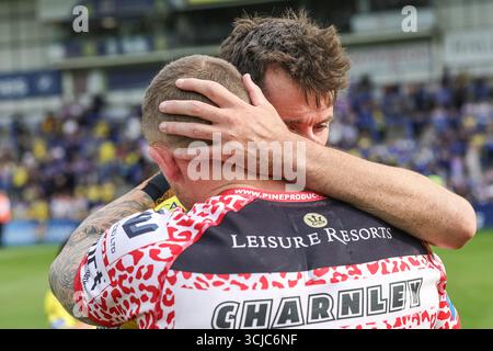 Stefan Ratchford of Warrington Wolves on the ball Stock Photo - Alamy