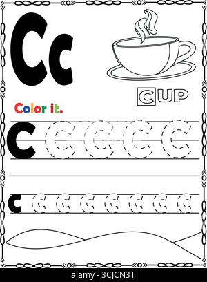 Tracing letters worksheet for kids, Alphabet letters tracing worksheet ...