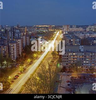 Urban landscape of Novi Sad, Serbia, showing the city’s central ...