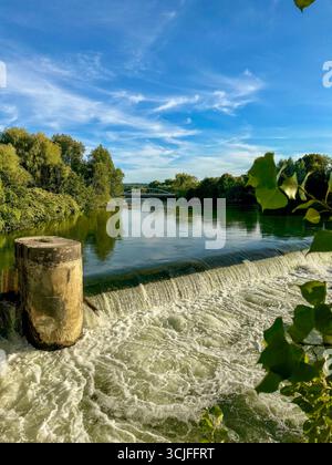 France, Doubs, Audincourt, the Doubs, dam of the forges Stock Photo - Alamy