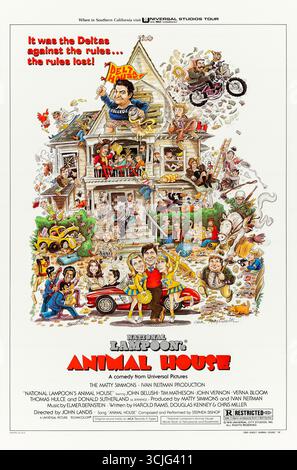 NATIONAL LAMPOON'S ANIMAL HOUSE, Delta Tau Chi Frat house members from ...