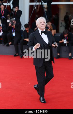 Nino D'Angelo attends the red carpet of the movie "La divina cometa" at ...