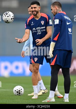 Dominik Kotarski of Croatia during the training session at training ...