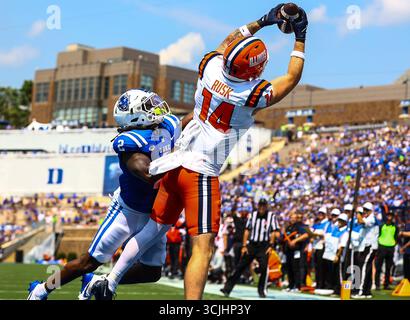 Illinois tight end Cole Rusk (14) against Wisconsin during the first ...