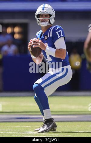 Indianapolis Colts quarterback Daniel Jones speaks following an NFL ...