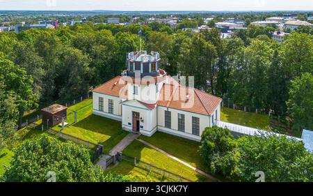 Aerial view of the Tartu Old Observatory, the first measurement point ...