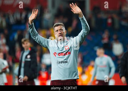 Robert Lewandowski of Poland after the FIFA World Cup 2026 European ...