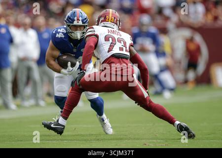 Washington Commanders cornerback Trey Amos (23) in action during the ...